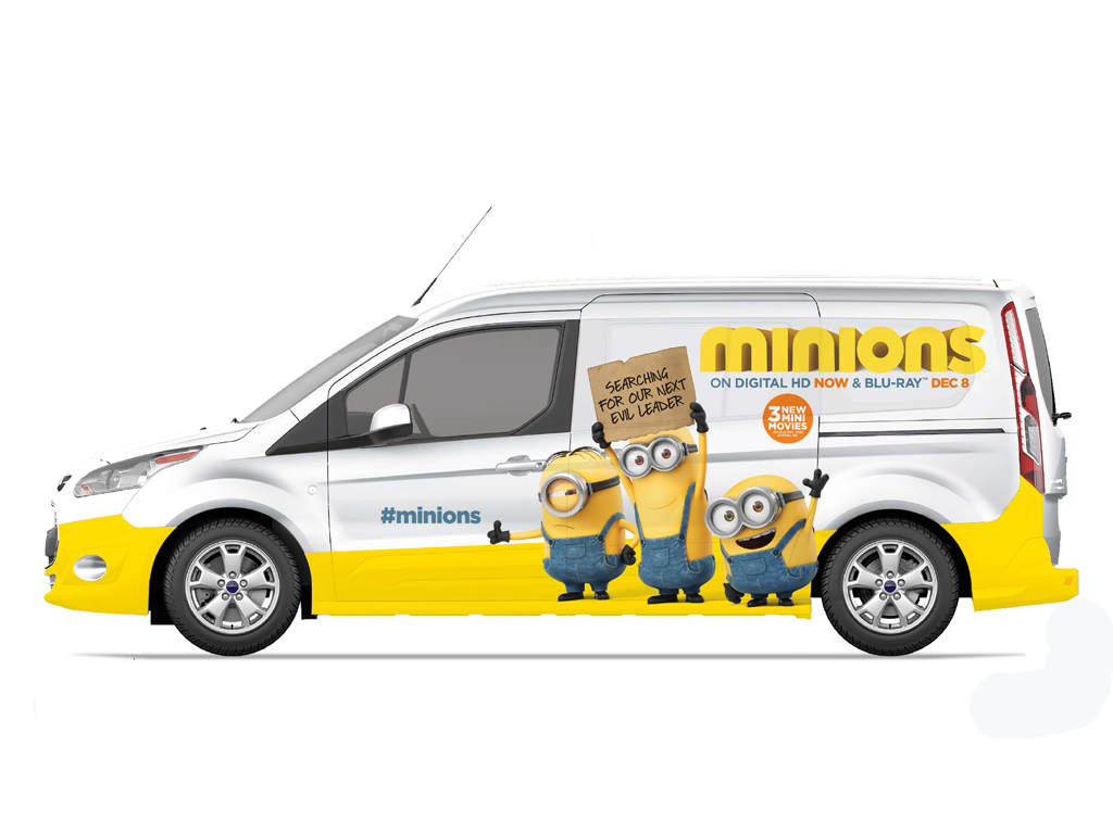 Ford's "Minionwagon" Kick Off Road Trip At Ford Championship Weekend in ...